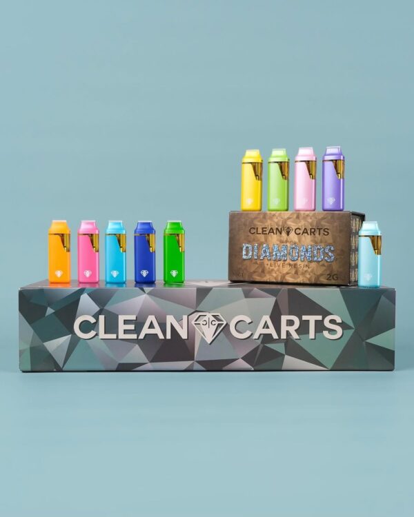 Clean Carts Diamonds | Clean Carts Disposable 2g | Clean Chews - Clean ...